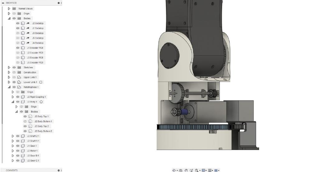 3D Printed 6 Axis Robot Arm: Mechanical Design · Stewart Tech